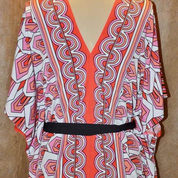 Boston Proper | Dresses | Boston Proper Border Print Swim Cover Up ...